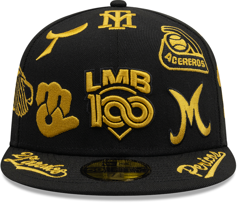 Gorra - 59fifty Juego de Estrellas LMB LOGOS RETRO DORADOS – LMB México